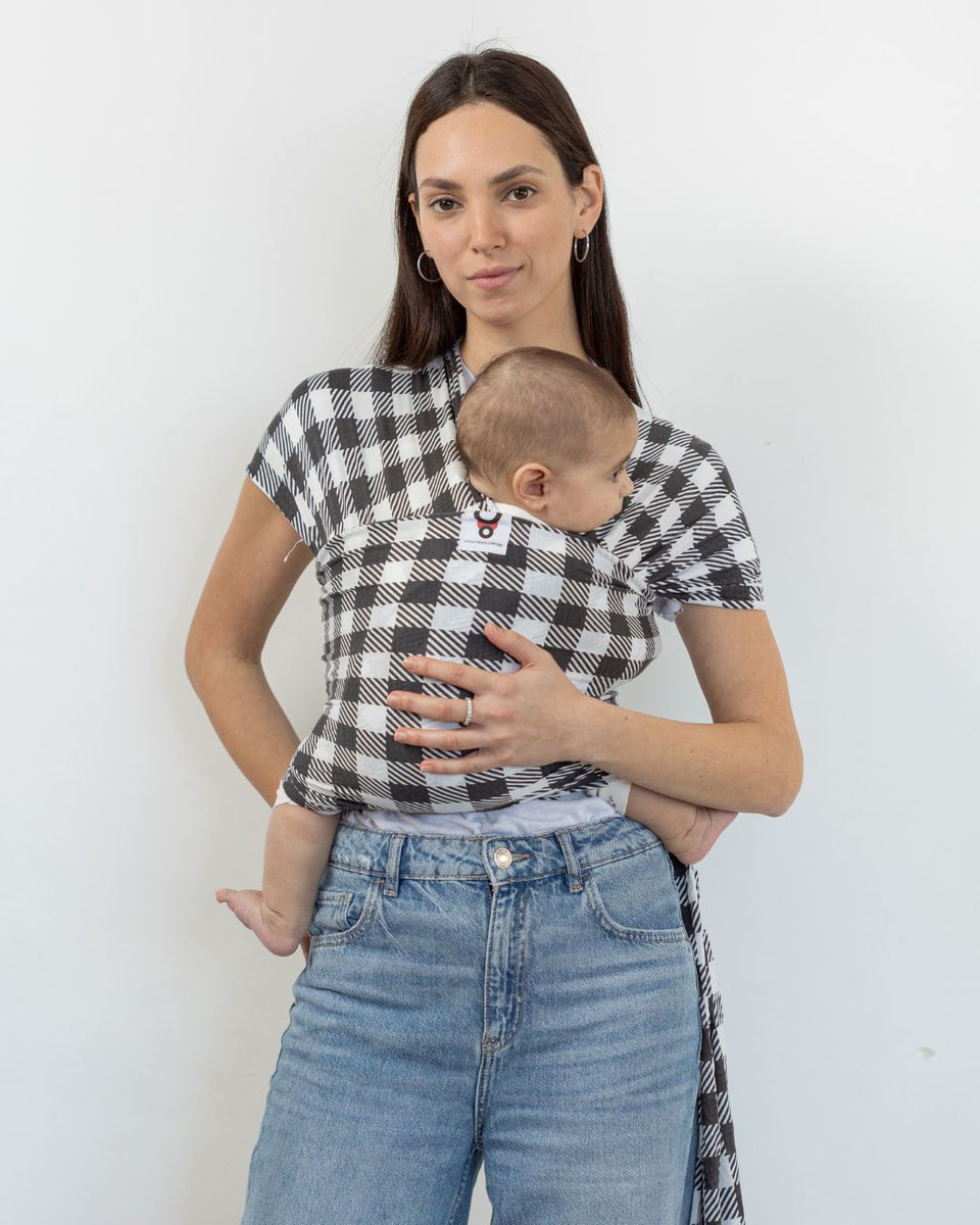 מנשא בד דק ונושם מבד מודל | אורבן בייבי – Urban Baby Wrap